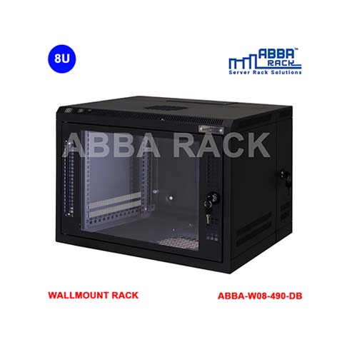 ABBA-RACK 19" WALLMOUNT RACK 8U DEPTH 490MM (ABBA-W08-490-DG/DB) | MDP ...