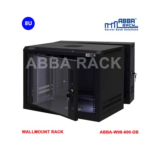 ABBA-RACK 19" WALLMOUNT RACK 8U DEPTH 600MM (ABBA-W08-600-DG/DB ) | MDP ...