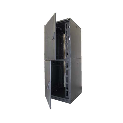 19" 2 COMPARTMENT CO-LOCATION RACK 42U DEPTH 900MM BLACK (ABBA-42 ...