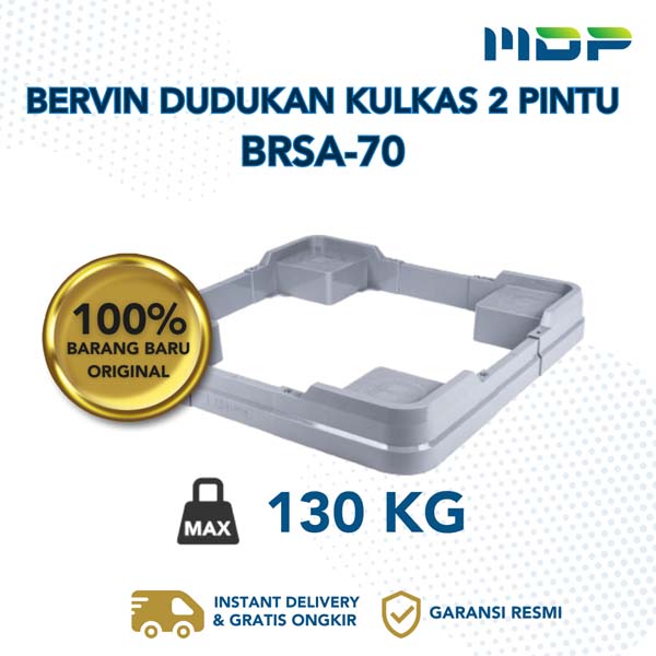 BERVIN DUDUKAN KULKAS 2 PINTU MAX 320L BRSA-70 GREY | MDP - IT and ...