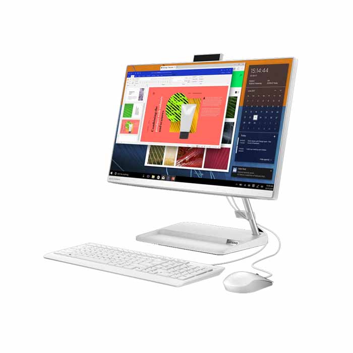 PC LENOVO AIO 3-22ADA06 (F0G60060ID) WHITE : AMD 3020E,8GB DDR4,1TB HDD ...