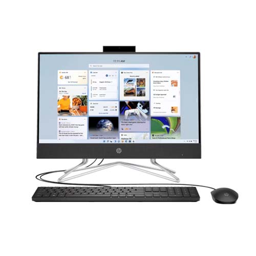 PC HP AIO 22-DD2009D (BLACK) : INTEL J4025, 4GB, 256GB, 21.5", WIND 11 ...