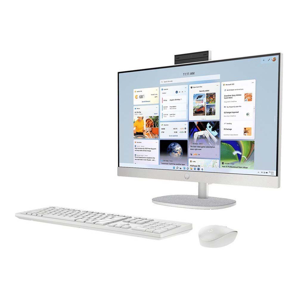 PC HP AIO 24-CR0223D (WHITE) : INTEL CORE I5-1334U,8GB DDR4-3200,512GB ...