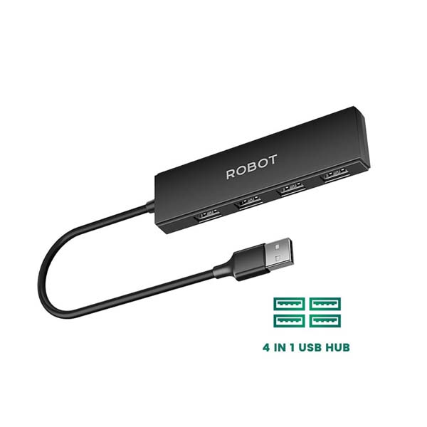 ROBOT USB HUB H130 BLACK | MDP - IT and Electronic Superstore