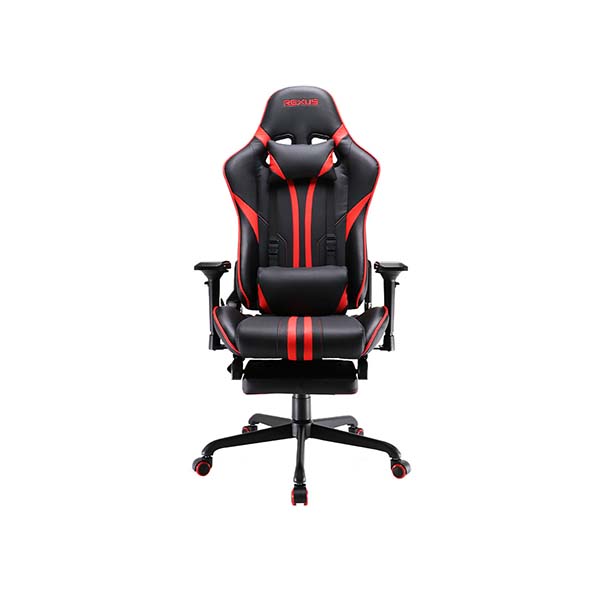 GAMING CHAIR REXUS RGC-201 FOOTREST RED | MDP - IT and Electronic ...