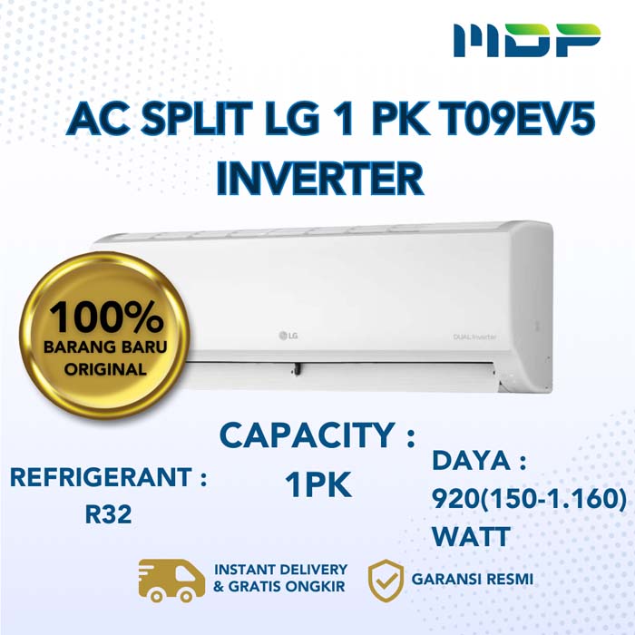 AC SPLIT LG 1 PK T09EV5 INVERTER (INLCD : HA1675) | MDP - IT and ...