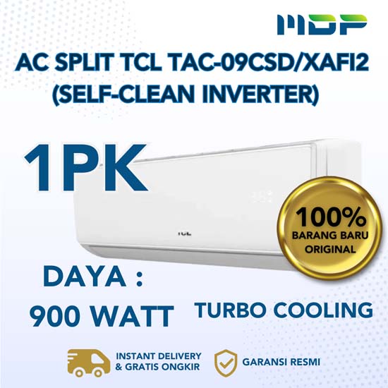 AC SPLIT TCL 1 PK TAC-09CSD/XAFI2 (SELF-CLEAN INVERTER) (INCL:HA2081 ...