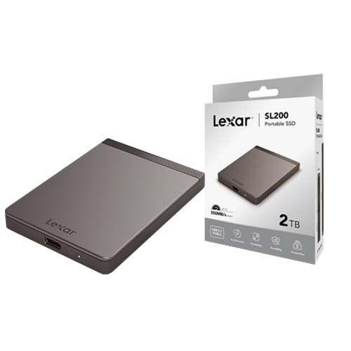 SSD PORTABLE SL200 2TB LEXAR (LSL200X002T-RNNNG) | MDP - IT and ...