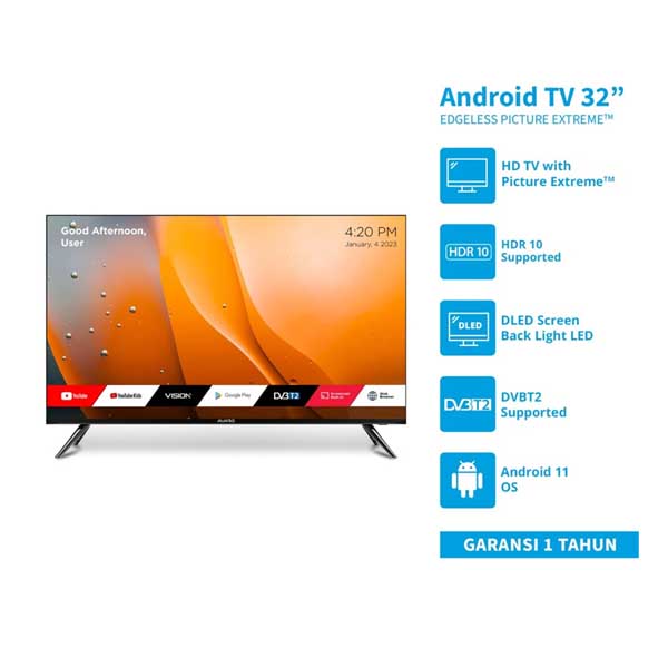 LED TV AVARO 32" (DIGITAL HD/ANDROID) | MDP - IT and Electronic Superstore