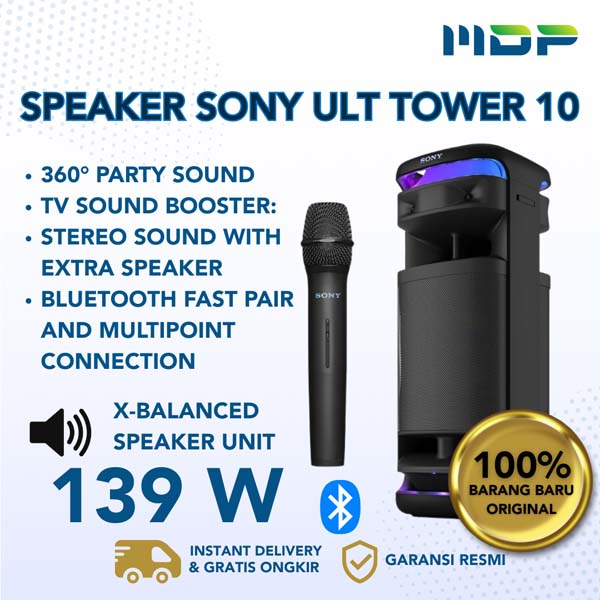 SPEAKER SONY SRS ULT1000 ULT TOWER 10 WIRELESS | MDP - IT and ...
