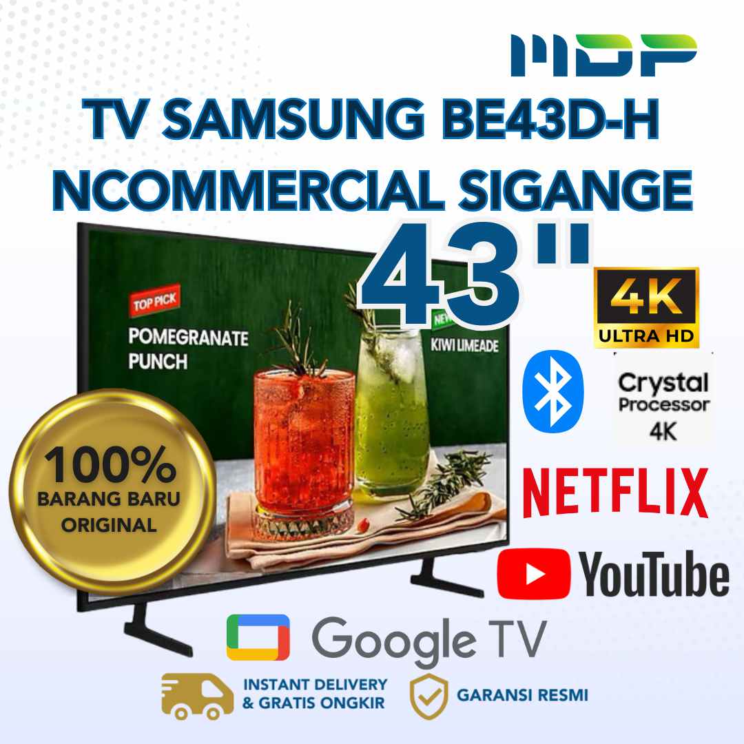 LED TV SAMSUNG 43"BE43D-H NCOMMERCIAL SIGANGE DISPLAY-LDLC | MDP - IT ...