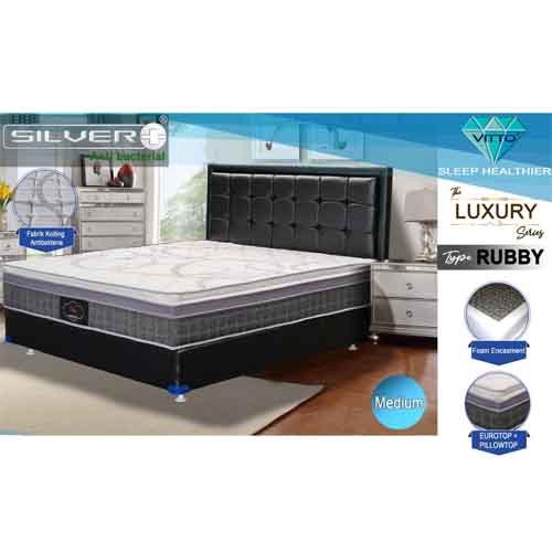 MATRAS SPRINGBED OCEAN VITTO RUBBY 180 (INCLUDE:HL0964,HL0965,HL0022 ...