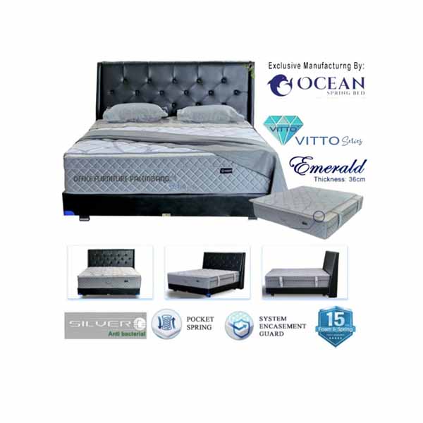 MATRAS SPRINGBED OCEAN VITTO EMERALD 180 NEW (INCLUDE:HL1096,HL1097 ...