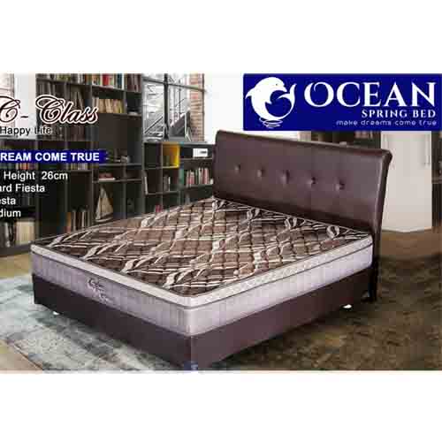 MATRAS SPRINGBED OCEAN C-CLASS BROWN 160X200(INCLUDE:HL1121,HL1122 ...