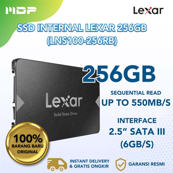 SSD LEXAR 256GB (INT) (LNS100-256RB) | MDP - IT and Electronic Superstore