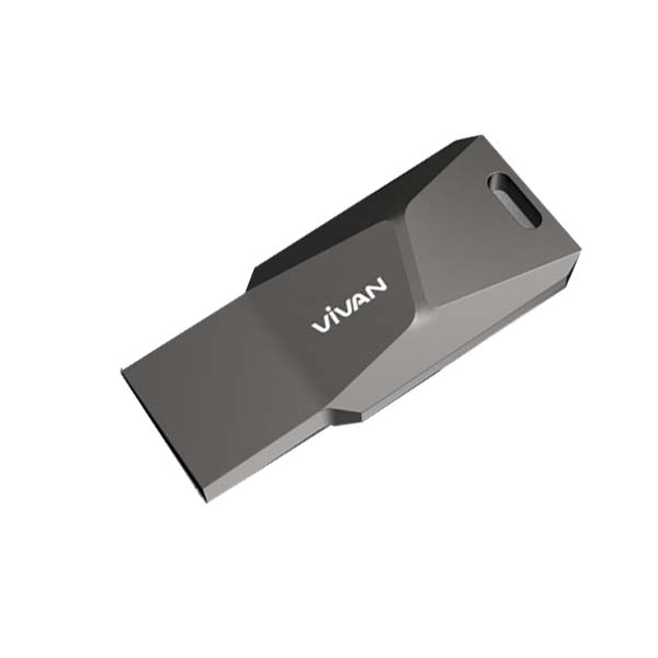 FLASHDISK VIVAN 16GB VMF516 GRAY | MDP - IT and Electronic Superstore