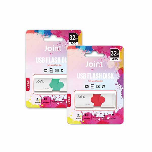 MEMORY CARD FLASH DISK 32GB JOINT A35 RED/GREEN | MDP - IT and ...