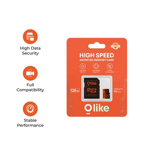 MEMORY CARD OLIKE 128GB HIGH SPEED MICRO SD TF128G | MDP - IT and ...