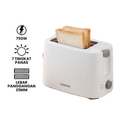 SAMONO HOME APPLIANCES SW-TW750 TOASTER WHITE | MDP - IT and Electronic ...