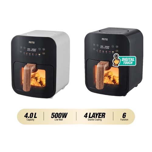 DIGITAL AIR FRYER DIGIFRY MITO AF8 (4L, 500W) | MDP - IT and Electronic ...