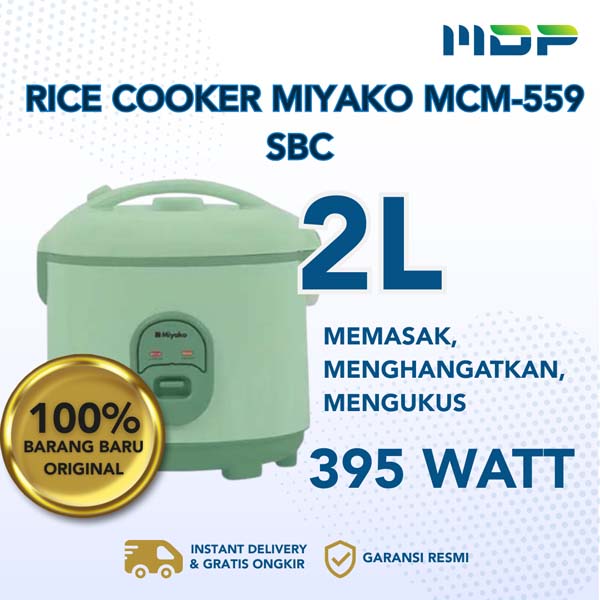 RICE COOKER MIYAKO MCM-559 SBC MAGIC WARMER PLUS (2L) | MDP - IT and ...