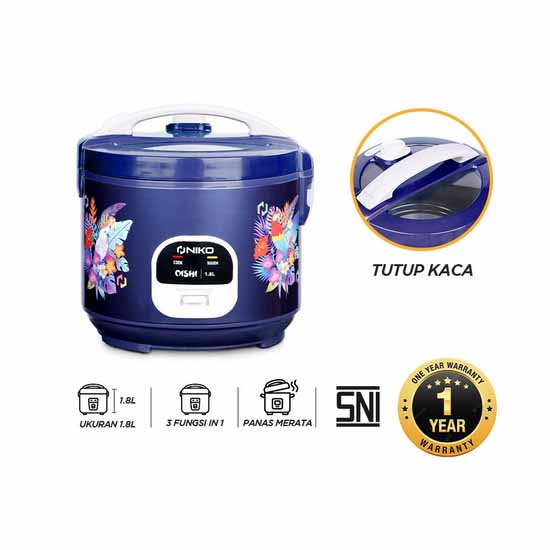 RICE COOKER NIKO AMAZONE (1,8L) | MDP - IT and Electronic Superstore