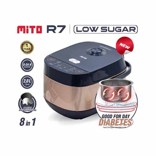 RICE COOKER MITO R7 LOW SUGAR DIGITAL 8IN1 GOLD (2.0L) | MDP - IT and ...