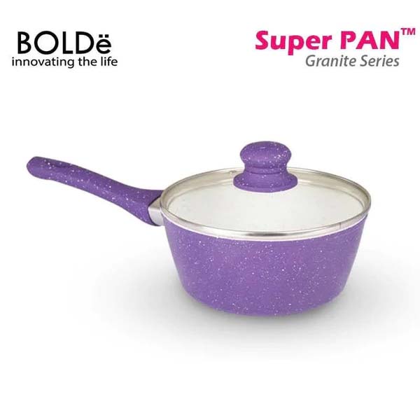 BOLDE SUPER PAN (SAUCEPAN 18CM) + GLASS LID PURPLE | MDP - IT and ...