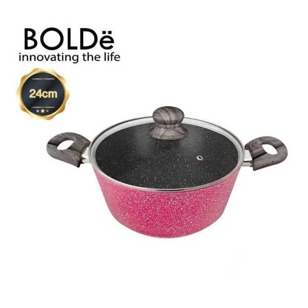 BOLDE SUPER PAN (CASSEROLE 24CM) BLACK PINK | MDP - IT and Electronic ...