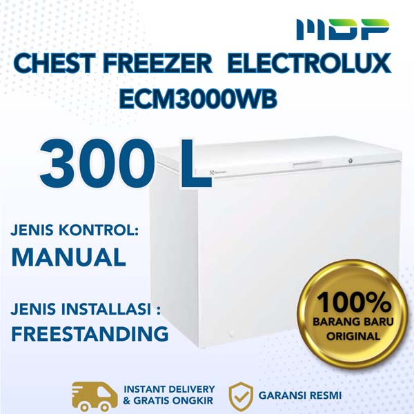 CHEST FREEZER ELECTROLUX ECM3000WB (300L) | MDP - IT and Electronic ...