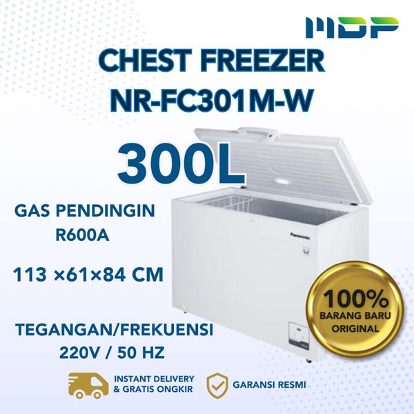 CHEST FREEZER PANASONIC NR-FC301M-W ( 300L/WHITE) | MDP - IT and ...