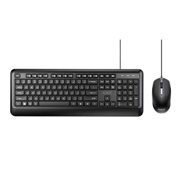 ROBOT KM2600 WIRED KEYBOARD & MOUSE COMBO BLACK | MDP - IT and ...