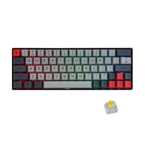 KEYBOARD MECHA DAXA REXUS M64 ULTI 3 CON BK GPRO YELLOW SWITCH | MDP ...