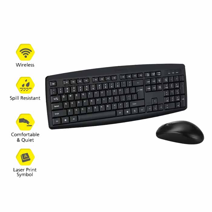 Keyboard Mouse Wireless Combo Km 203w Micropack Mdp It And Electronic Superstore