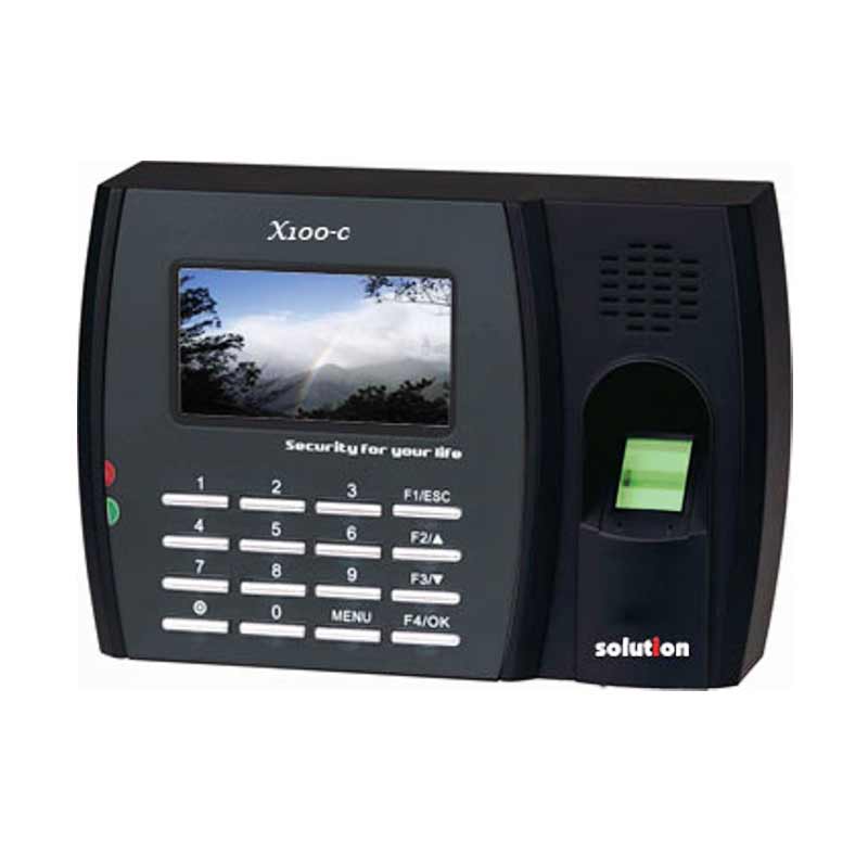 MESIN ABSENSI FINGERPRINT SOLUTION X100-C | MDP - IT and Electronic ...