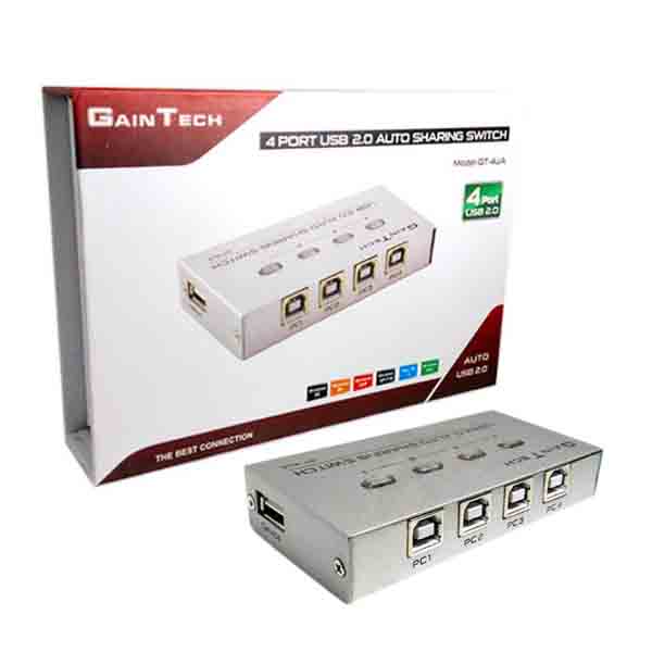 AUTO SWITCH 1-4 USB SHARING GAINTECH (GT-4UA) | MDP - IT and Electronic ...