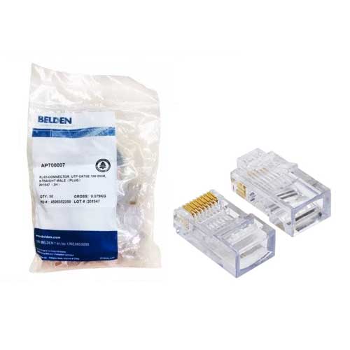 JACK RJ-45 BELDEN CAT 5E (AP700007) (1 BUNGKUS= 50 PCS) | MDP - IT and ...