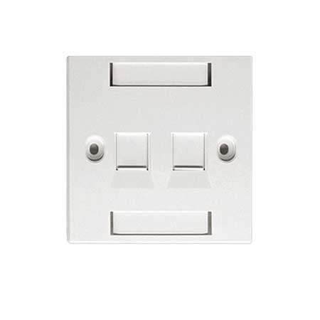 FACEPLATE KIT COMMSCOPE 2PORT,110CONNECT LAN AMP (1859050-1) | MDP - IT ...