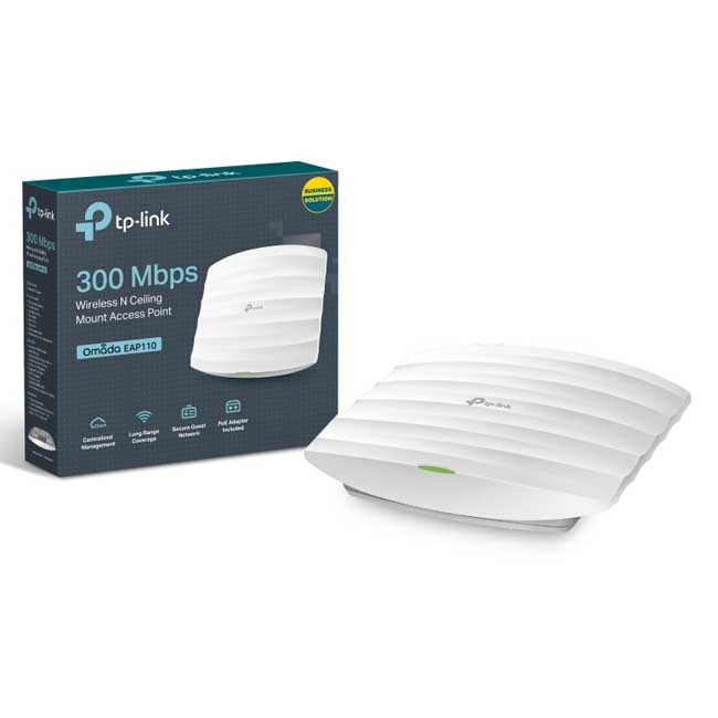 TP-LINK WIRELESS N INDOOR ACCESS POINT 300MBPS (EAP110) | MDP - IT and Electronic Superstore