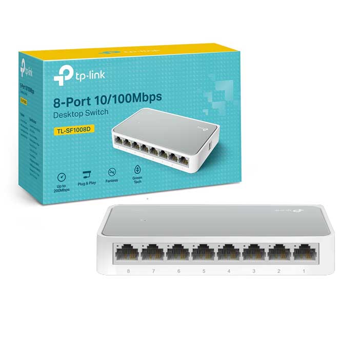 TP-LINK SWITCH HUB 8 PORT 10/100 (TL-SF1008D) | MDP - IT and Electronic ...