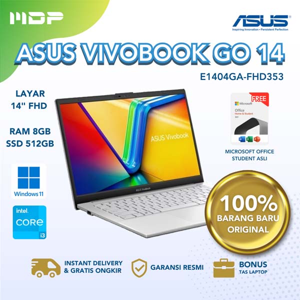 NOTEBOOK ASUS E1404GA-FHD353 (COOL SILVER) : INTEL CORE I3-N305,UMA,8GB ...