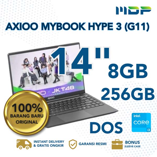 NOTEBOOK AXIOO MYBOOK HYPE 3 (G11) (NBAXMH-C3B-082RX) GREY : INTEL CORE ...