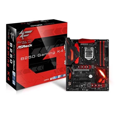 MOTHERBOARD ASROCK B250 GAMING K4 (90-MXB410-AOVAYZ) | MDP - IT and ...