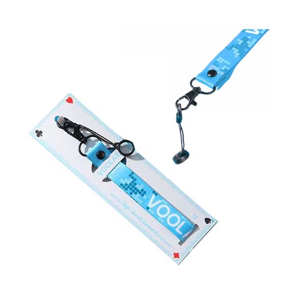 VOOLAX L2 DENSITY PLATED METAL BUCKLE LANYARD BLUE | MDP - IT and ...