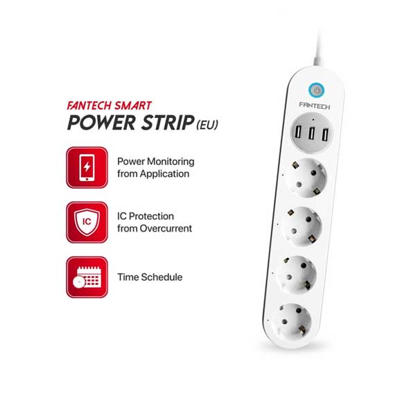 SPS0101 FANTECH SMART POWER STRIP | MDP - IT and Electronic Superstore