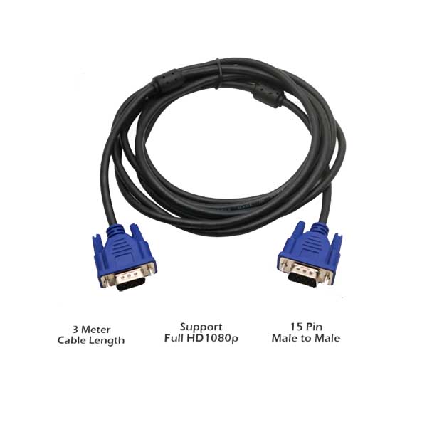 KABEL VGA 3 METER JEDEL | MDP - IT and Electronic Superstore