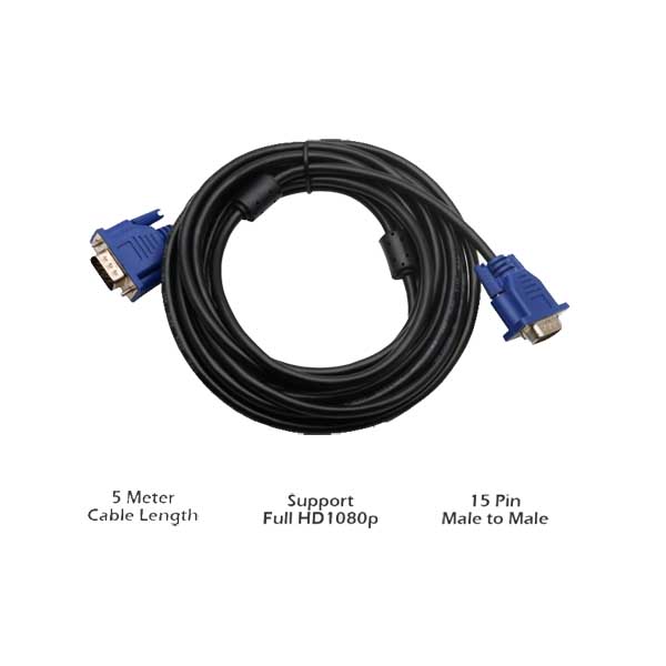 KABEL VGA 5 METER JEDEL | MDP - IT and Electronic Superstore