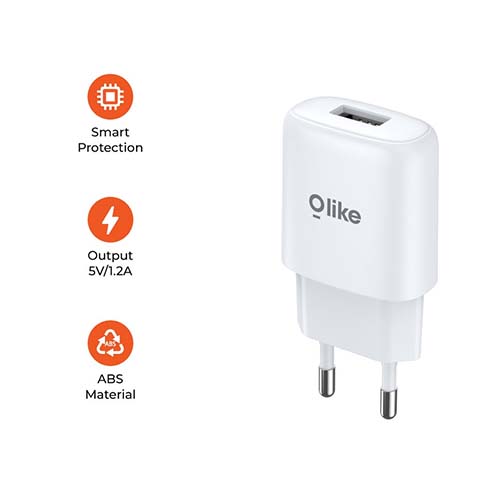 POWER ADAPTER OLIKE C101 WHITE (JAR) | MDP - IT and Electronic Superstore
