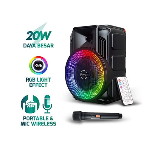 SPEAKER BLUETOOTH ROBOT RB500 BLACK | MDP - IT and Electronic Superstore