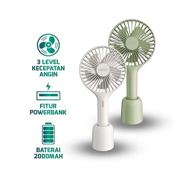 ROBOT USB MINI FAN RT-BF17(WHITE/GREEN) | MDP - IT and Electronic ...